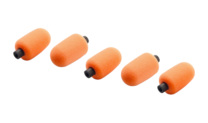 ShineMate Foam Polishing Cone 30mm x 50mm - Orange - 5 Pack