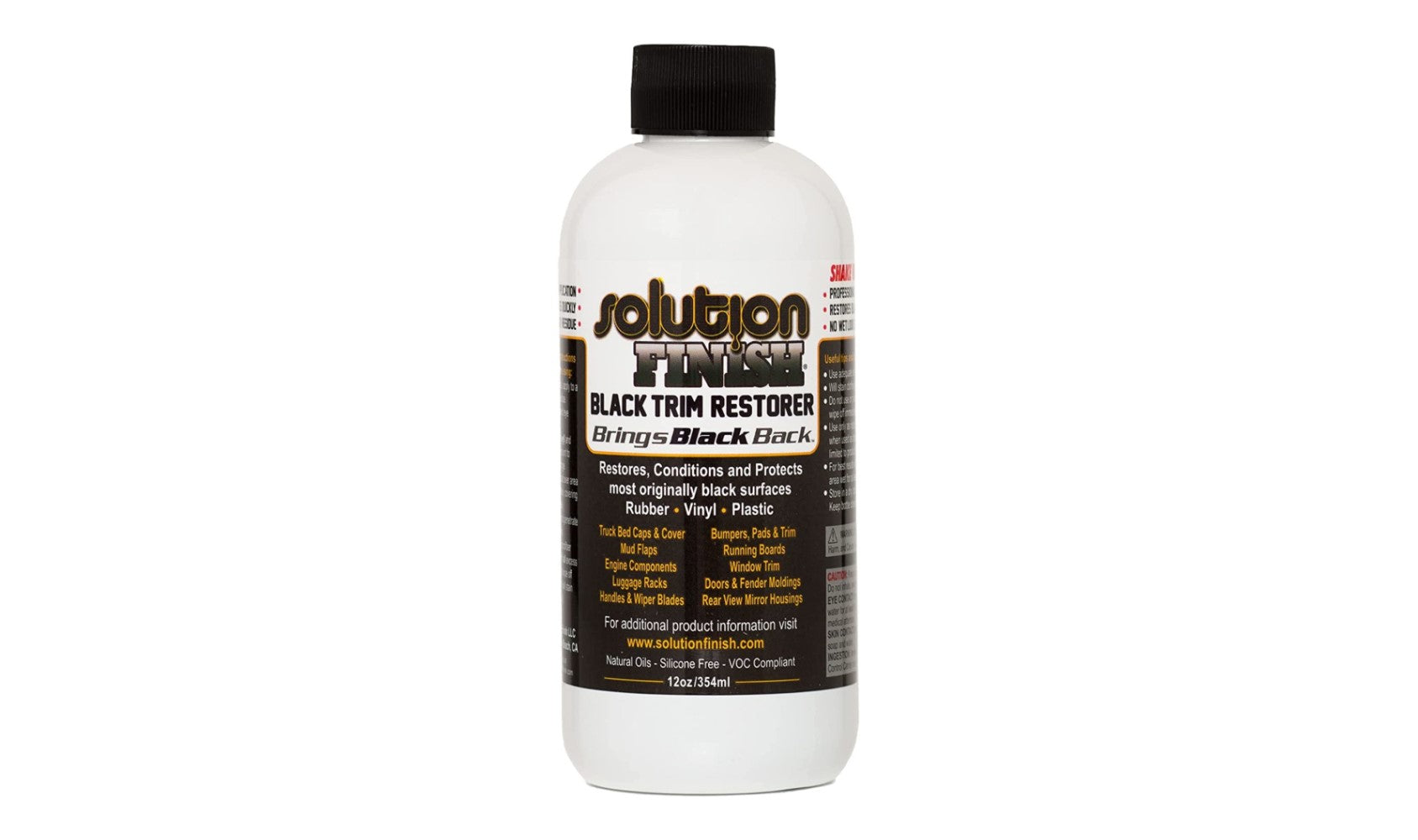 Solution Finish Black Trim Restorer 60ml | Killer Brands UK