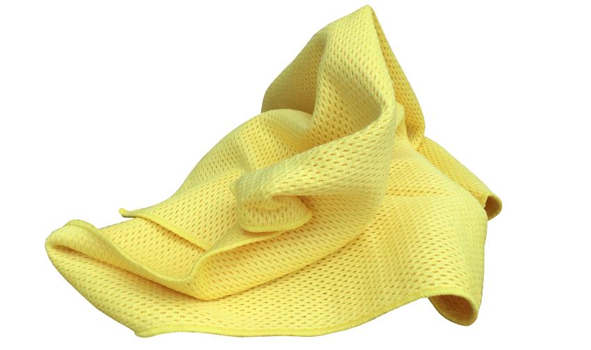 Premium Diamond Weave Drying Cloth 500gsm - 60cm x 60cm - Yellow or Gr